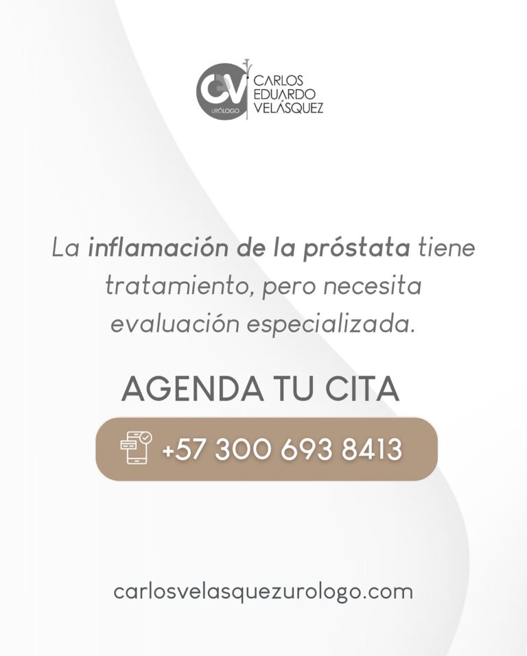 Próstata inflamada: causas, síntomas y tratamiento